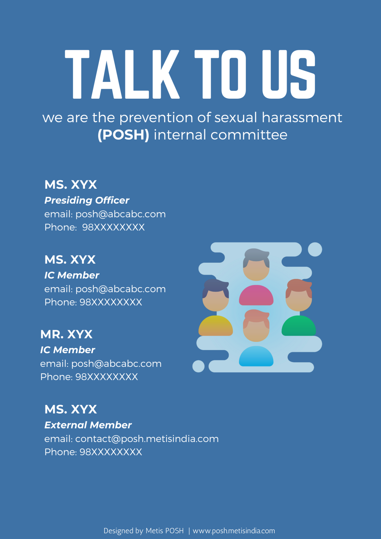 POSH Posters – Internal Committee details - Metis POSH Consulting ...